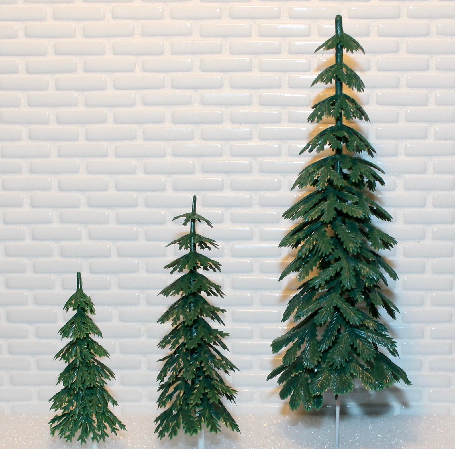 3 Pine Tree Toppers qty 12 Pine Tree Decorations Pine | Etsy