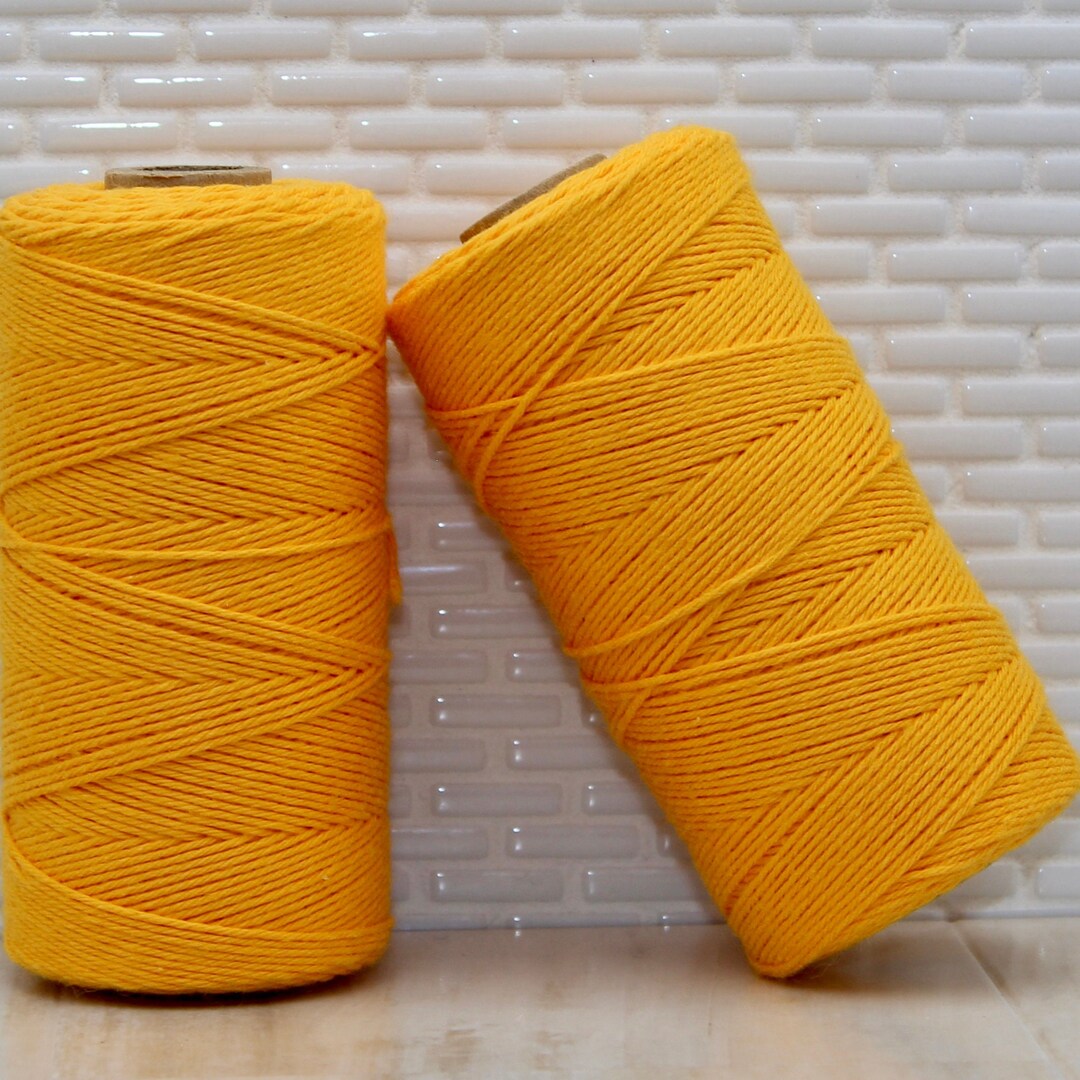Solid Lemon Yellow Bakery Twine (1 Roll) Yellow Bakery Twine, Yellow ...