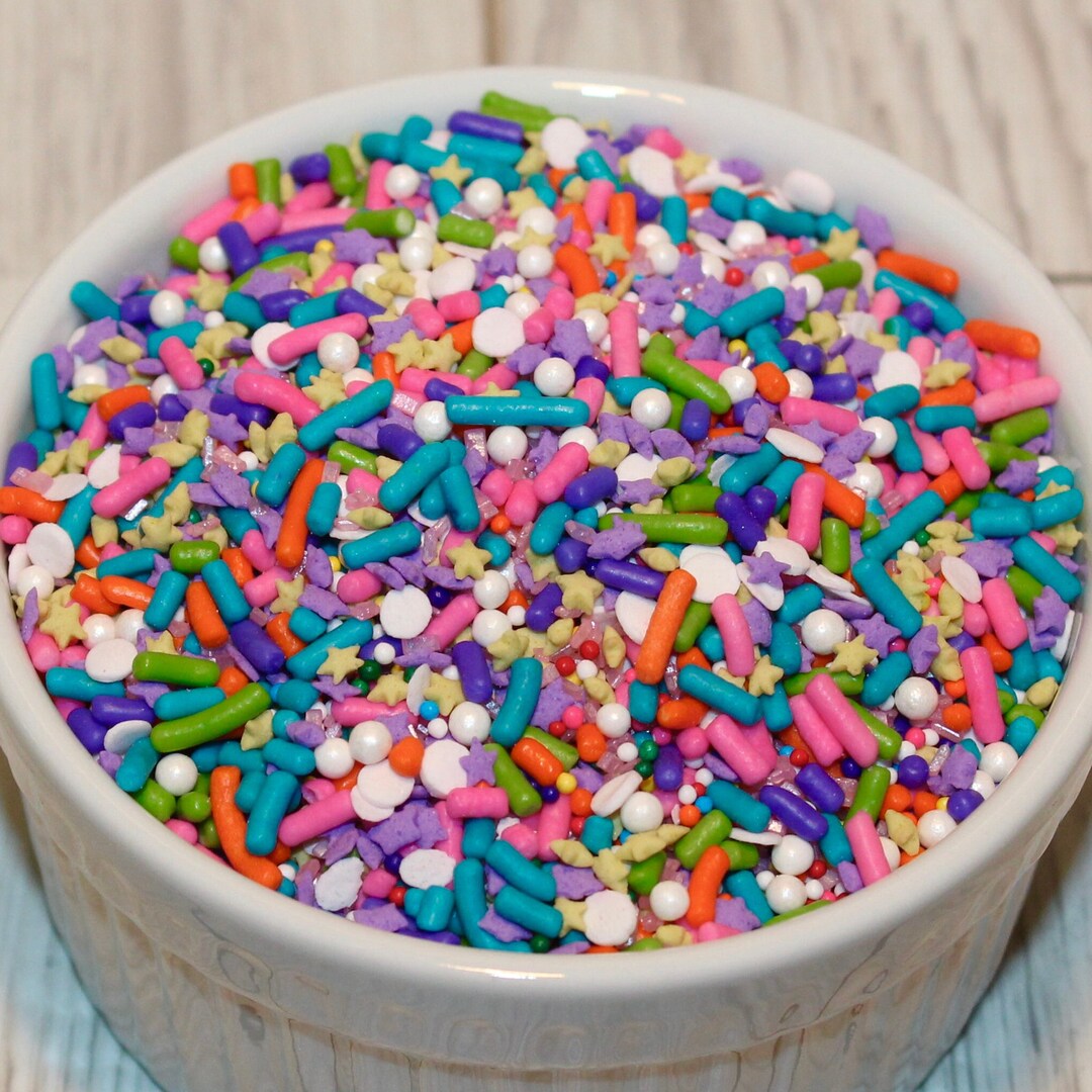 Unicorn Sprinkle Mix (4 Oz) Unicorn Sprinkle Fusion, Jimmie Sprinkles ...
