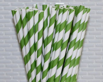 Sage Green Straws - Etsy