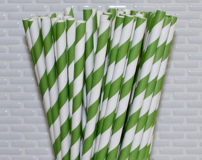 Sage Green Straws - Etsy