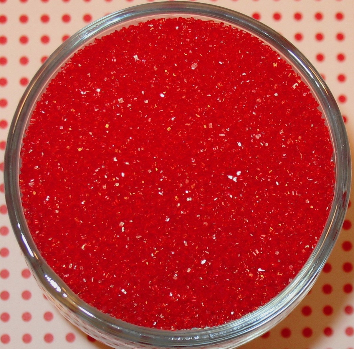 Red Sanding Sugar 4 oz Sanding Sugar Red Dusting Sugar Red | Etsy