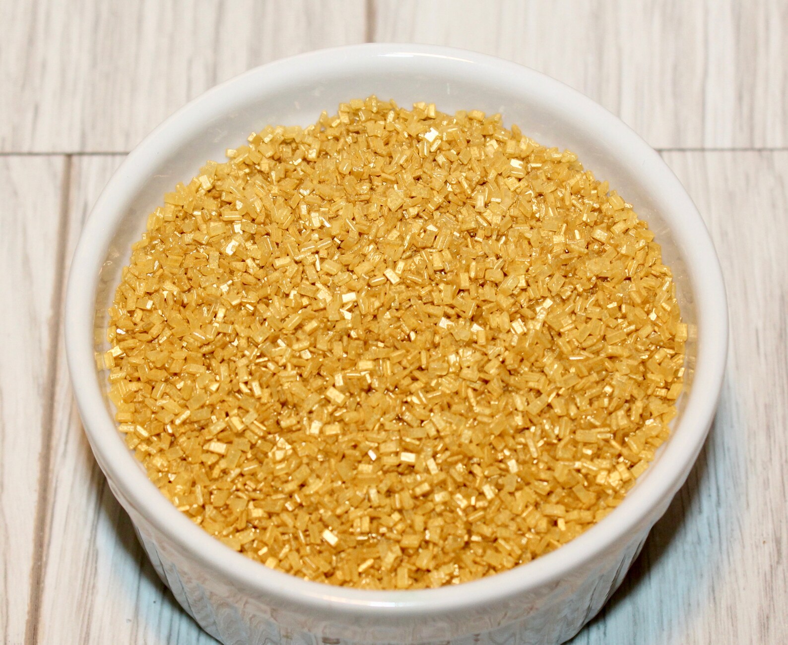 Gold Shimmering Sugar Crystals 4 Oz Gold Sugar Crystals - Etsy