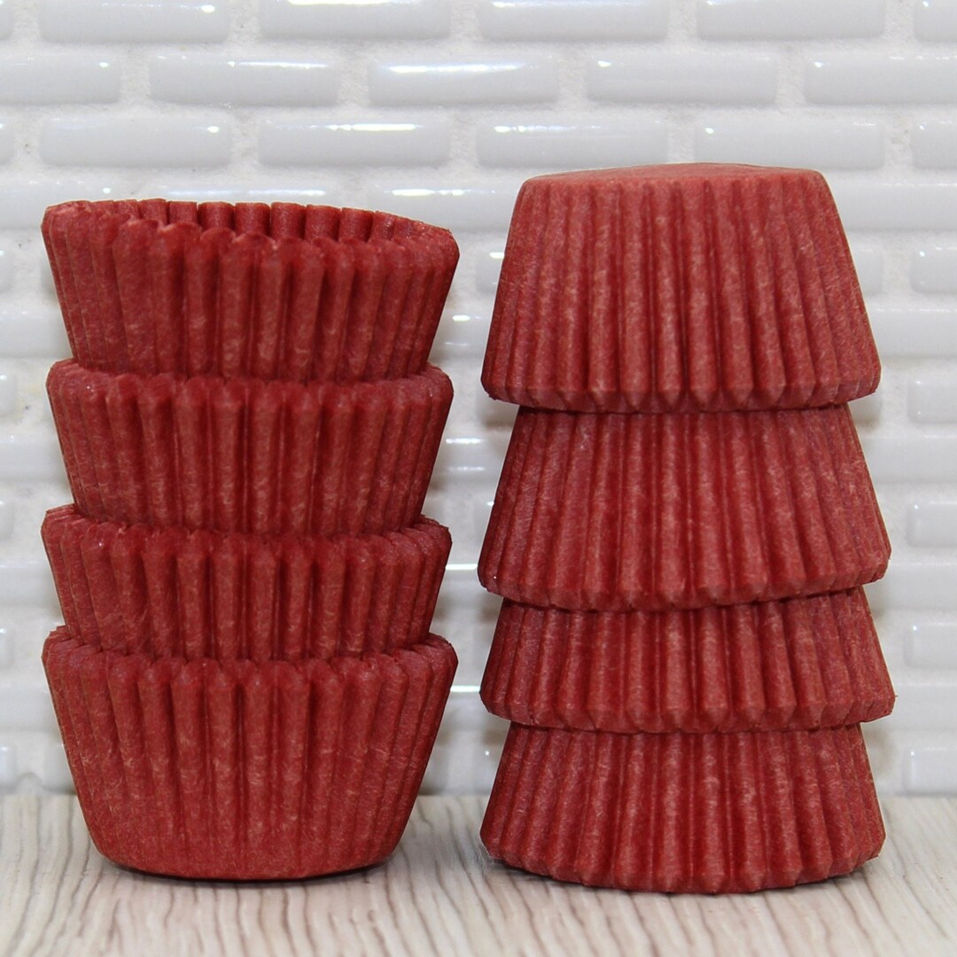 Red Candy Cups 1"base X 3/4"h (qty 250) Christmas Candy Cup Papers - Etsy