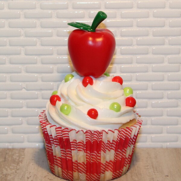 Apple Cupcake Topper - Etsy