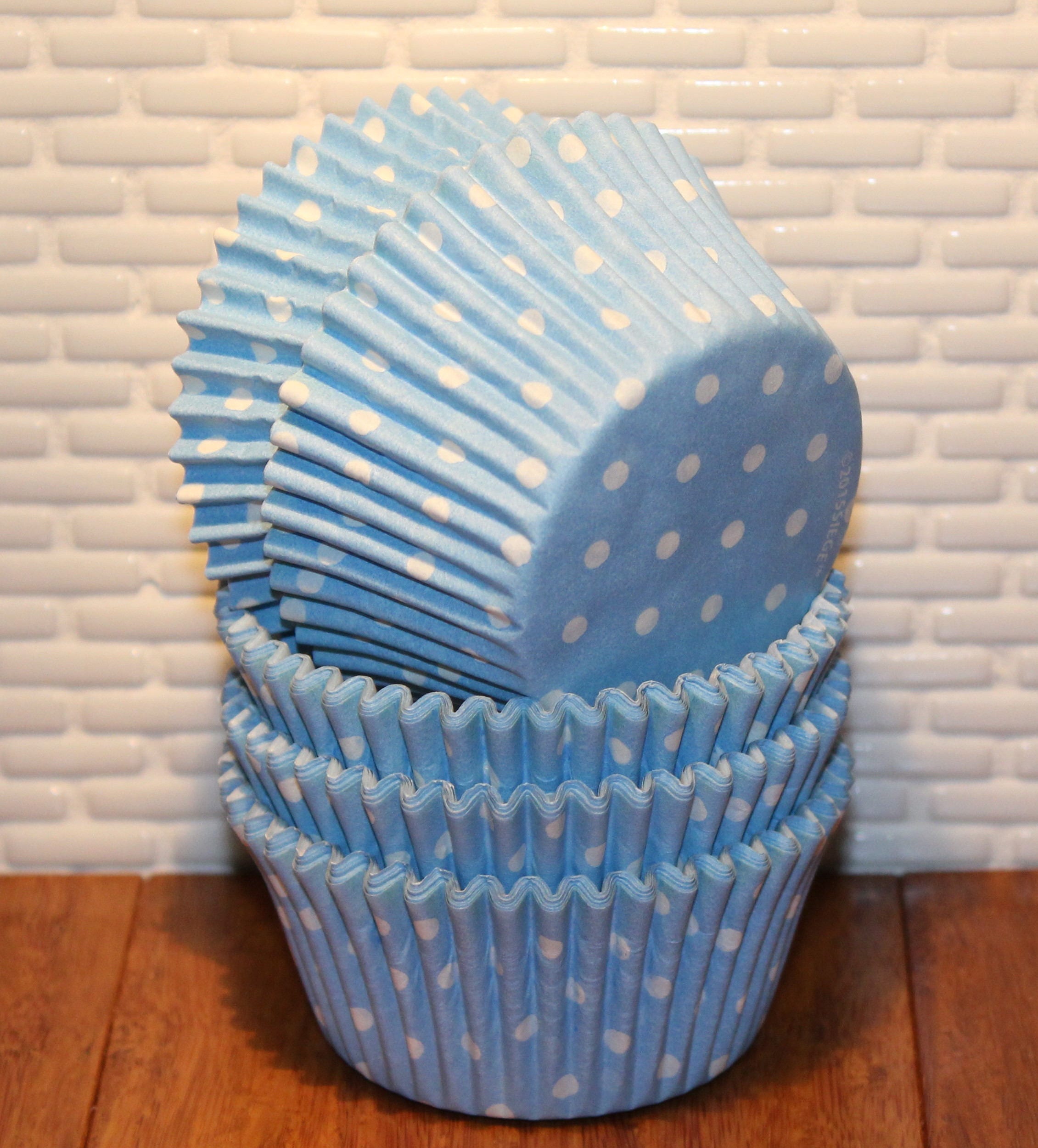 Blue Polka Dot Heavy Duty Cupcake Liners Qty 32 Blue Polka | Etsy