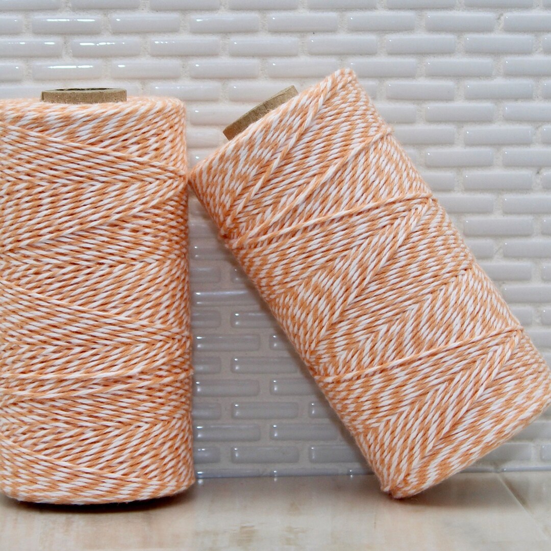 Cantaloupe Bakery Twine by the Twinery (1 Roll) Peach Bakery Twine ...