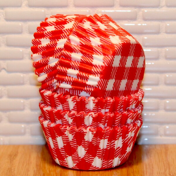 Red Gingham - Etsy
