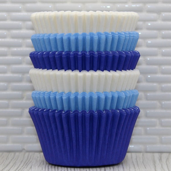Blue Cupcake Liners - Etsy