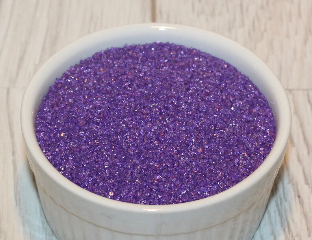 Purple Sanding Sugar 4 Oz Sanding Sugar Purple Dusting - Etsy