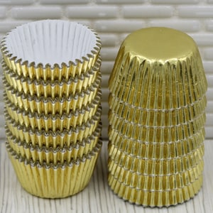Gold Foil Candy Cups qty 50 4 Gold Foil Candy Cups Gold - Etsy