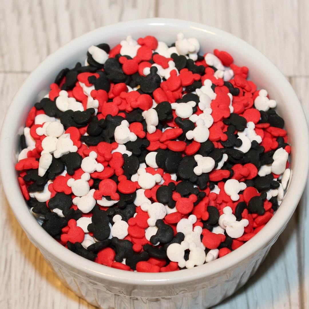 Mickey Mouse Sprinkles (4 Oz) Mickey Mouse Cupcake Sprinkles, Mickey ...