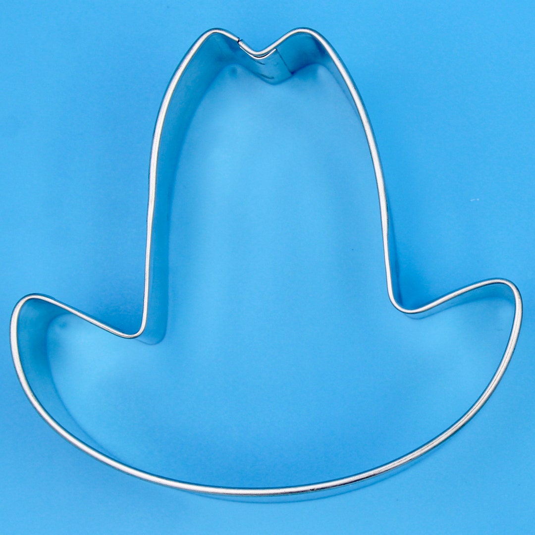Cowboy Hat Cookie Cutter (1) Metal Cowboy Hat Cookie Cutter, Cowboy ...