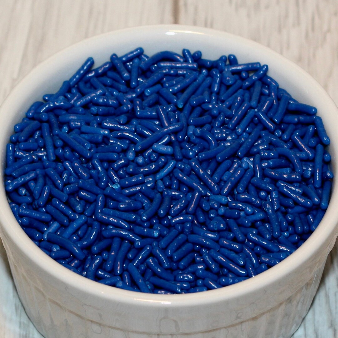 Royal Blue Jimmie Sprinkles (4 Oz) Blue Jimmies, Royal Blue Jimmies ...