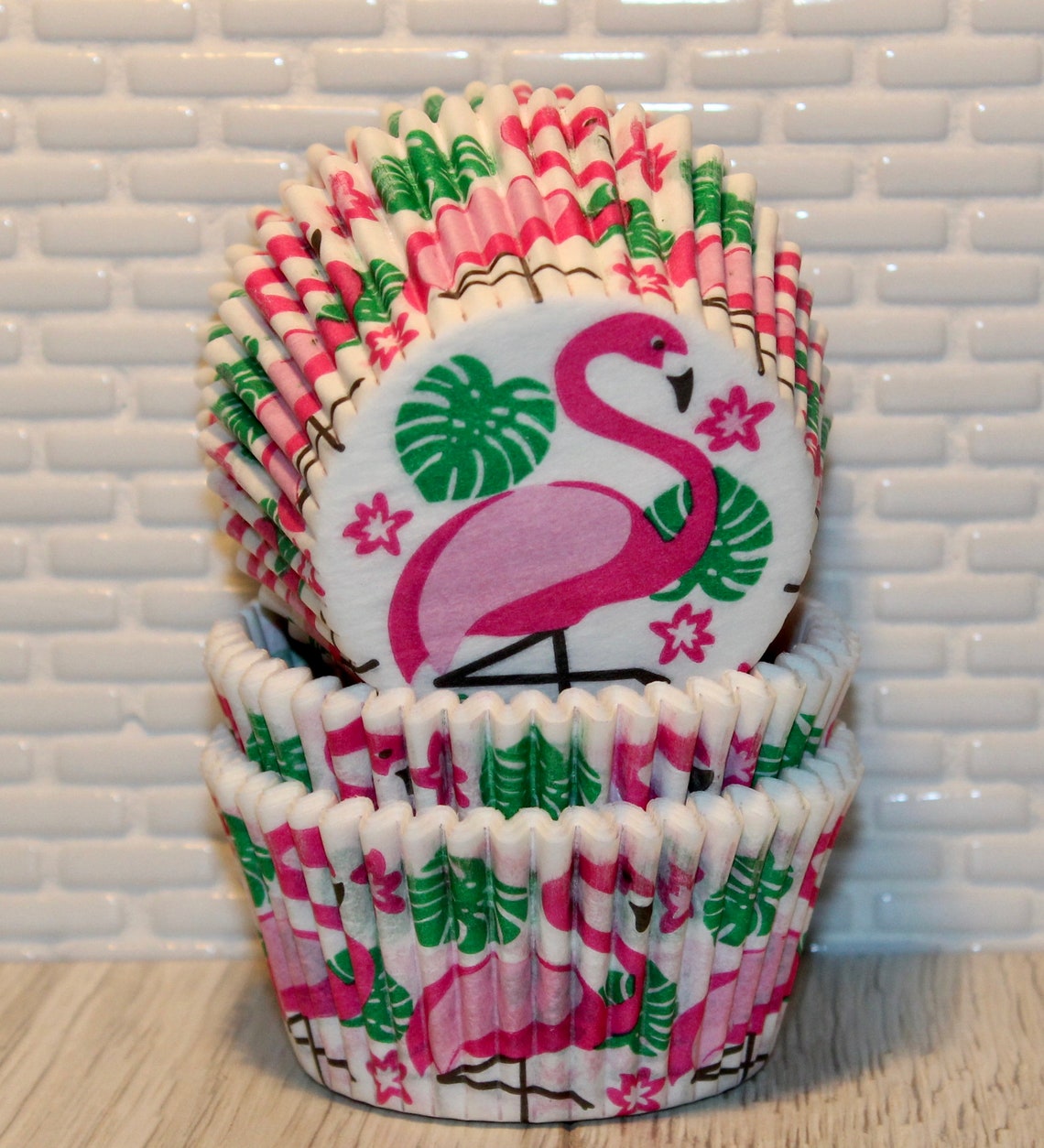 Pink Flamingo Heavy Duty Cupcake Liners qty 32 Pink Flamingo | Etsy