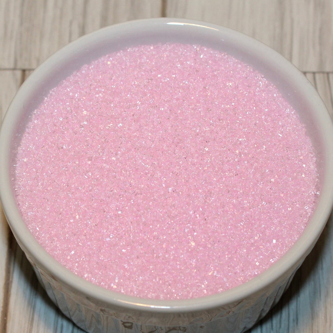Pastel Pink Sanding Sugar (qty 4 Oz Jar) Pastel Pink Sanding Sugar ...