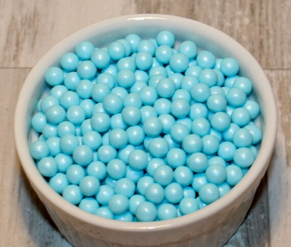Pearl Blue Sugar Candy Beads 7 MM 3 oz Blue Candy Beads | Etsy