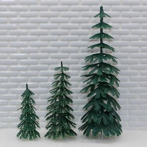 3" Pine Tree Toppers (qty 12) Pine Tree Decorations, Pine Tree Cupcake ...