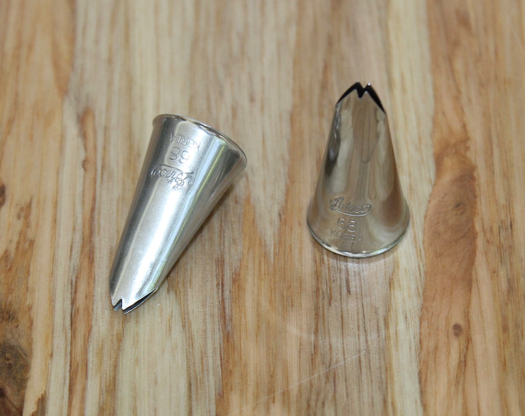 68 or 70 Leaf Pastry Tip (qty 1) 68 Leaf Cake Decorating Tip, 70 Leaf ...
