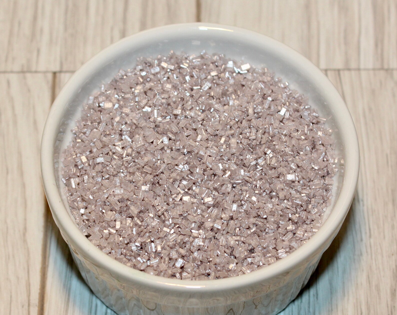 Shimmering Silver Sugar Crystals 4 Oz Silver Sugar Crystals - Etsy