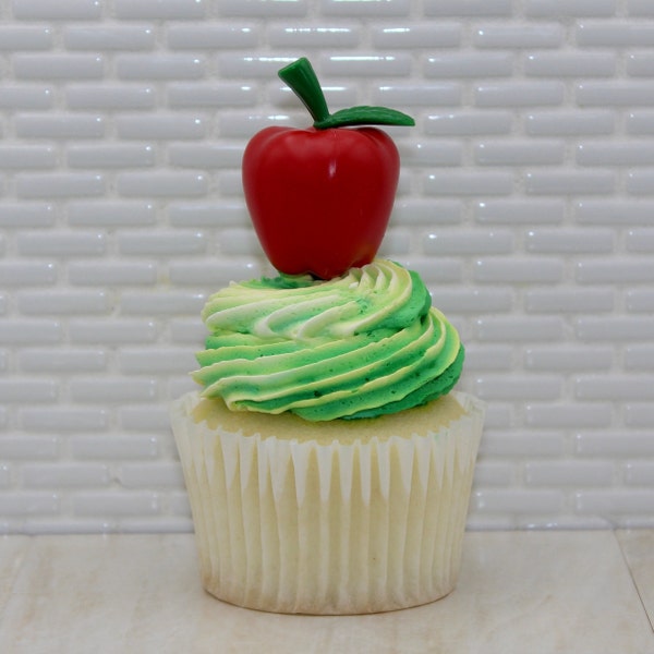 Apple Cupcake Topper - Etsy