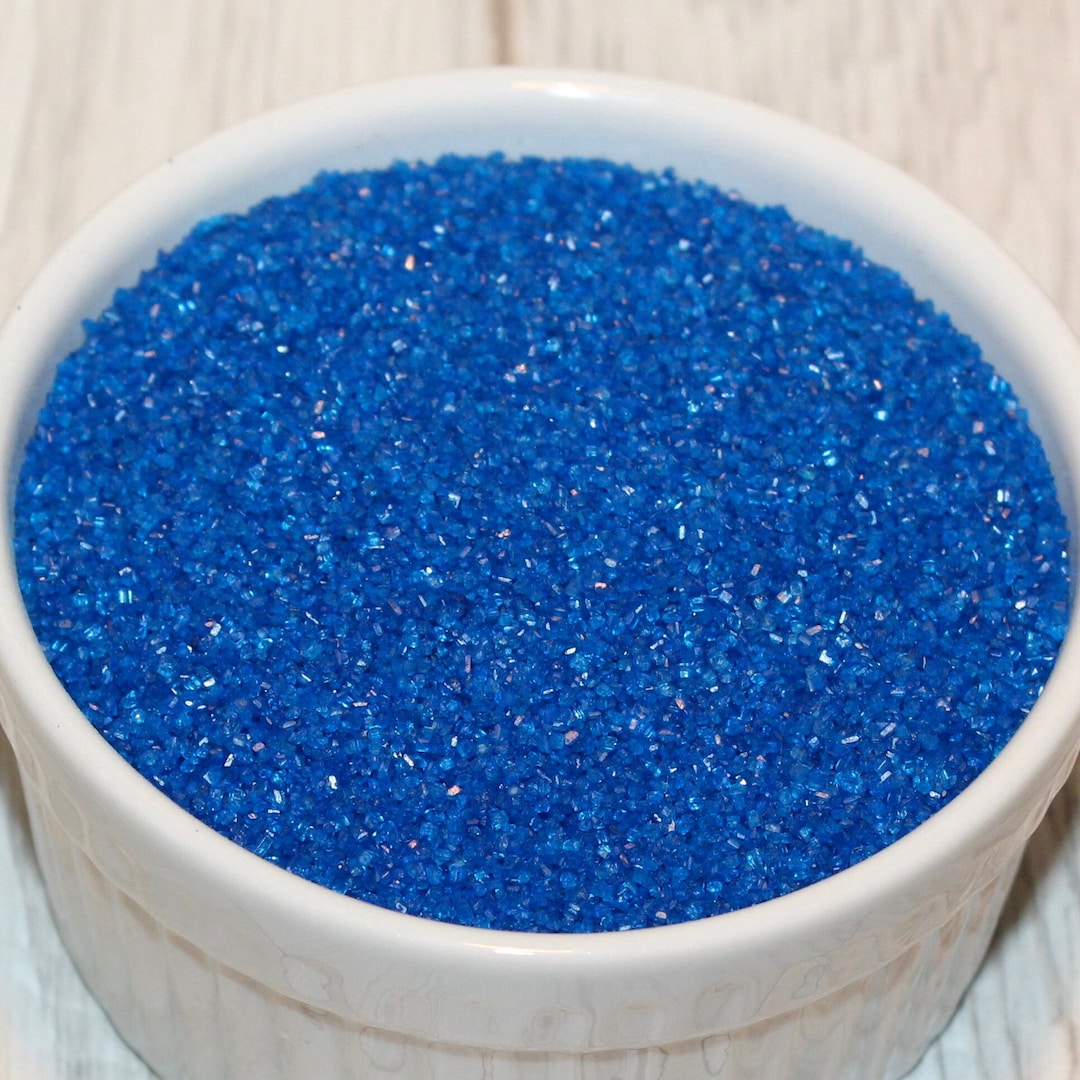Dark Blue Sanding Sugar 4oz Blue Sanding Sugar, Blue Sugar, Blue Cookie ...