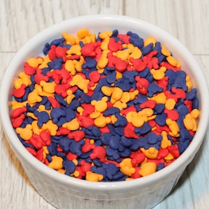 Mickey Mouse Sprinkles (4 Oz) Mickey Mouse Cupcake Sprinkles, Mickey ...