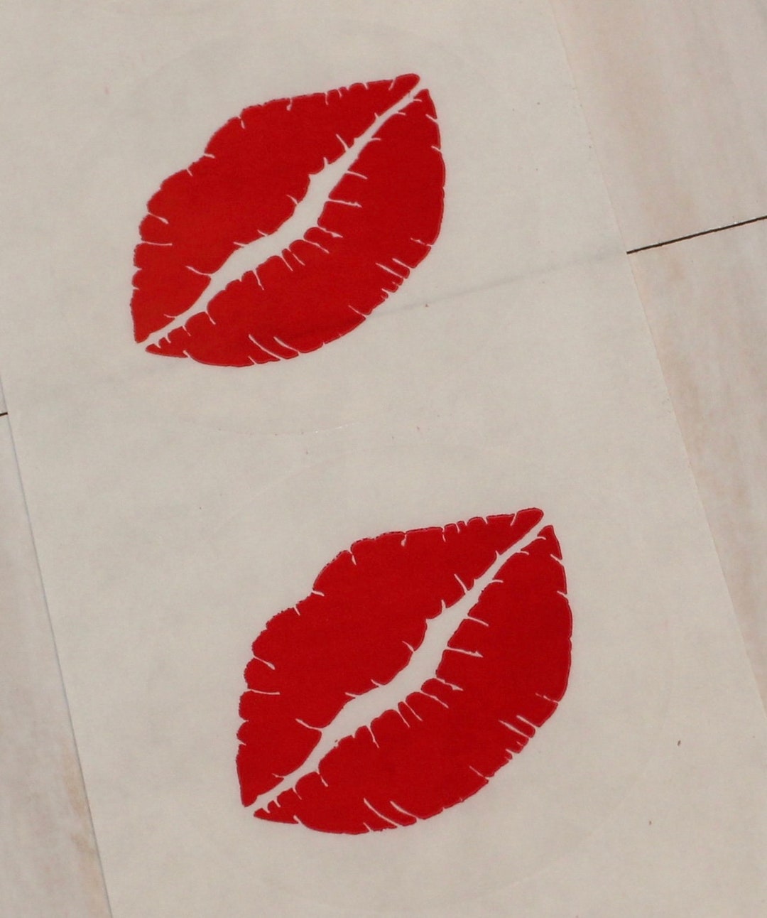 Kiss Stickers qty 20 Kiss Labels Lips Stickers Lips - Etsy