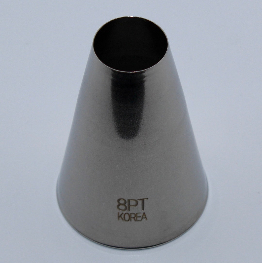 8 Piping Tip (qty 1) #8 Piping Tip, #8 Piping Frosting Tip, #8 Cake ...