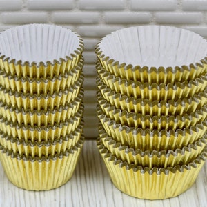 Gold Foil Candy Cups (qty 50) #4 Gold Foil Candy Cups, Gold Candy Cups ...