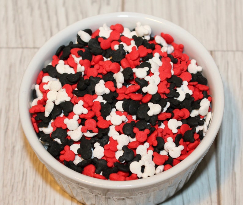Primary Colored Mickey Mouse Sprinkles 4 oz Primary | Etsy