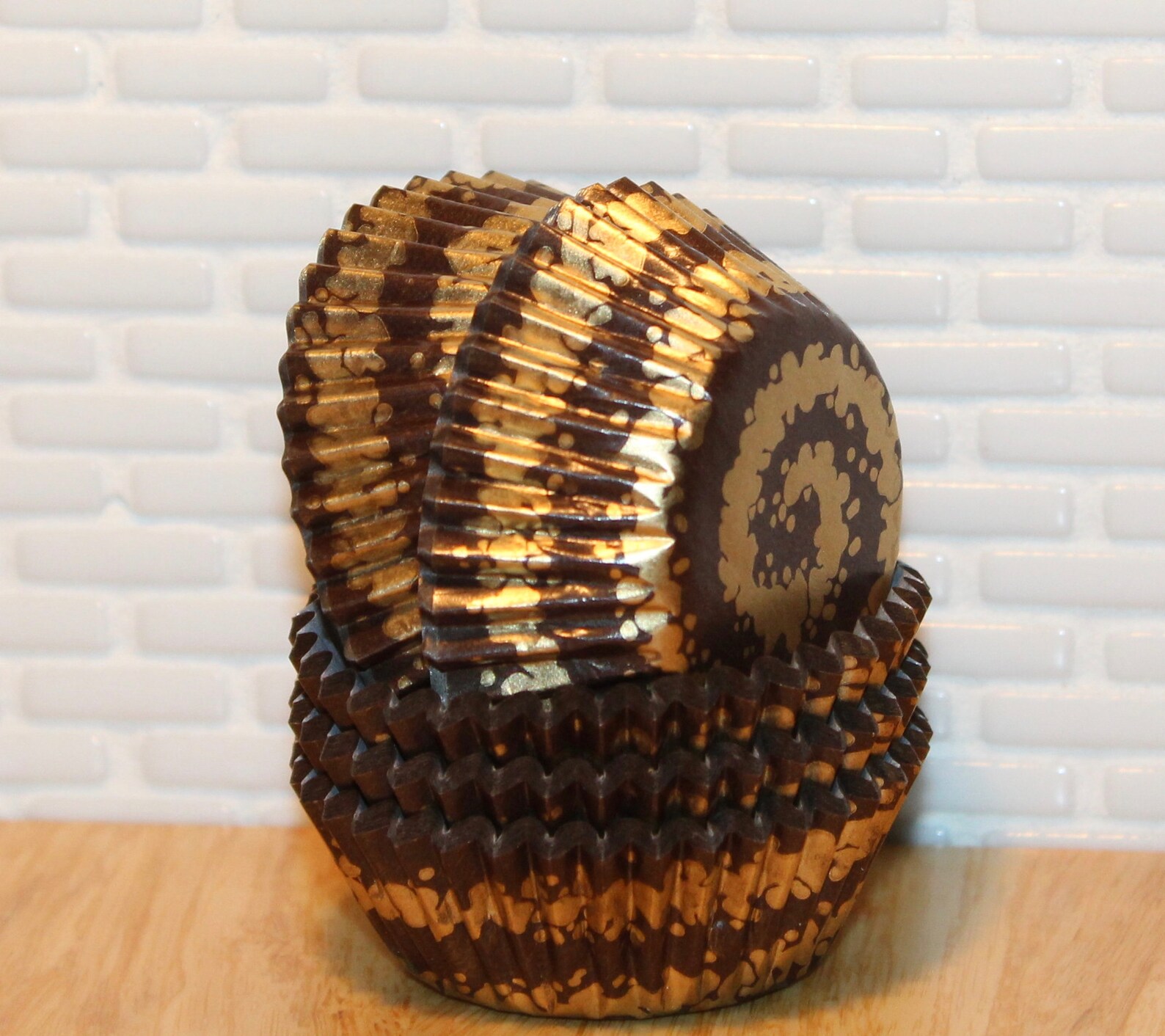 Mini Gold Swirl Glassine Candy Cup Assortment qty 50 Mini | Etsy