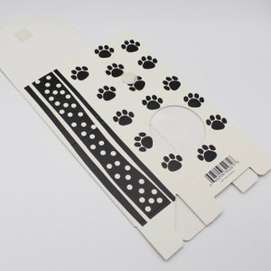Paw Print Window Box (qty 3) Paw Print Window Treat Box, Paw Print ...
