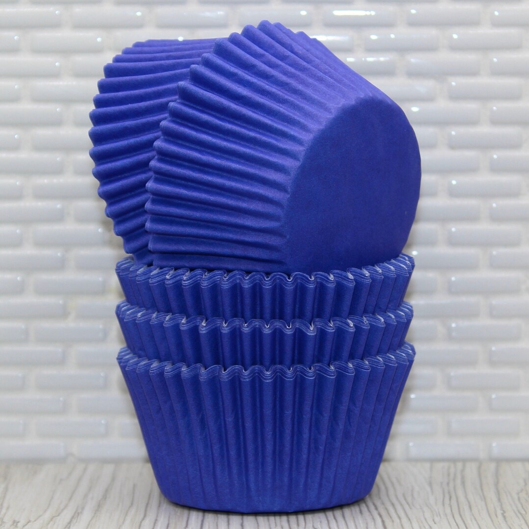 Royal Blue Heavy Duty Cupcake Liners (qty 32) Royal Blue Baking Cup ...