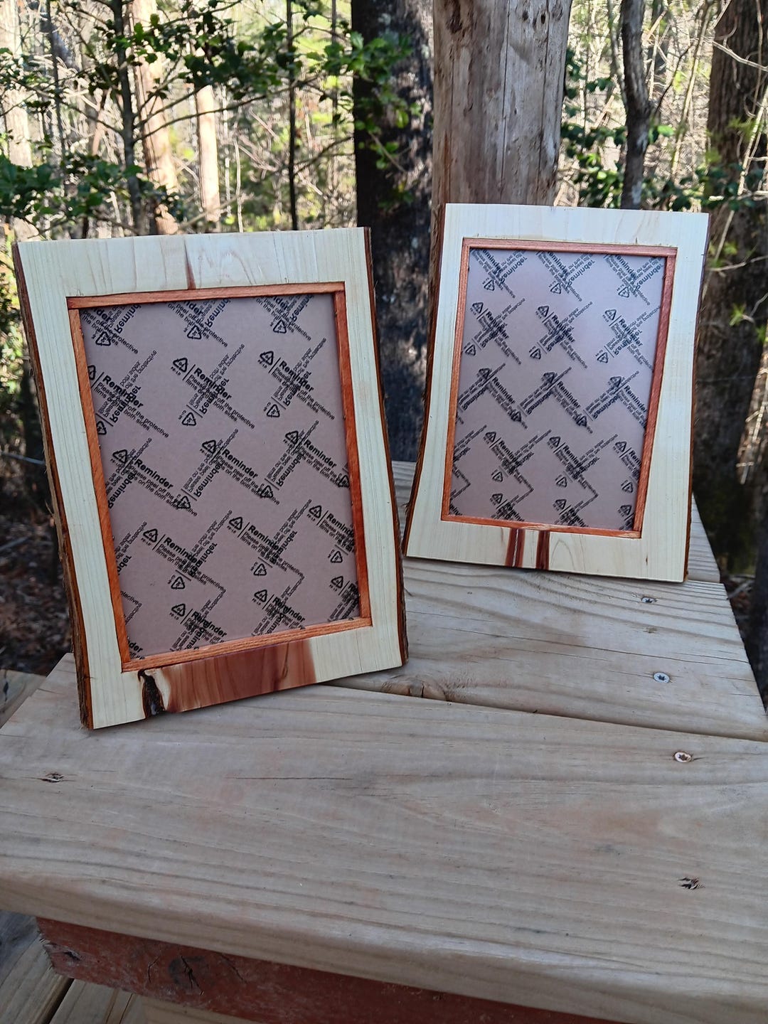 Natural Edge Cedar Frames - Etsy