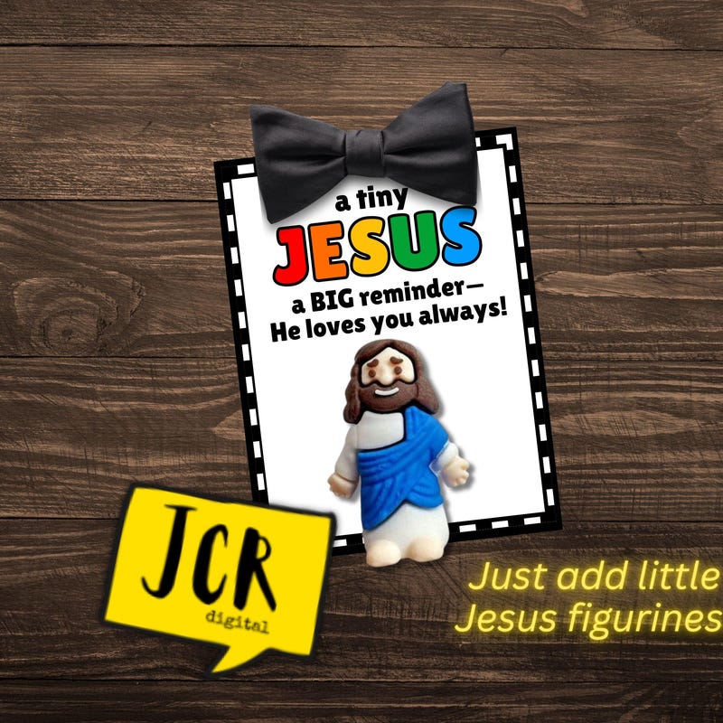 Little Jesus Loves You Figurines - Etsy