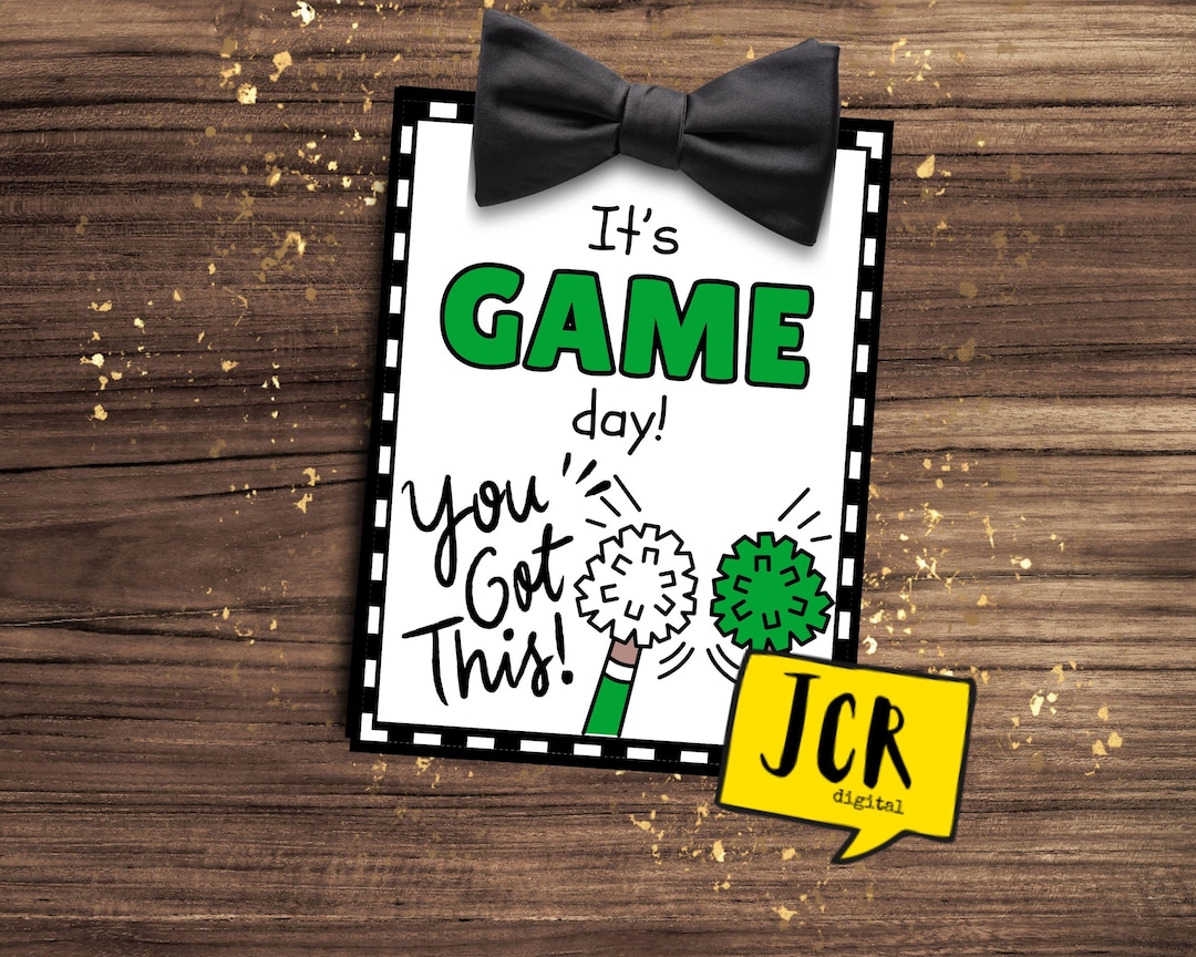 Cheerleader Game Day Favor Tags: You Got This! (PDF) - Etsy