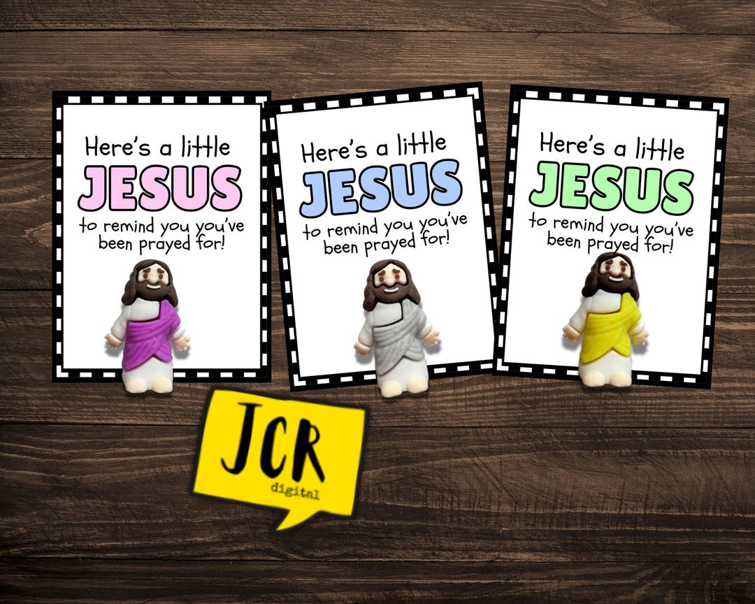 Prayed for Gift Tags: Little Jesus Printable (PDF) - Etsy