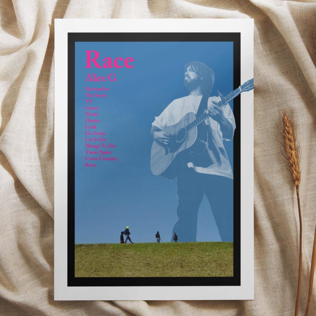 Alex G Poster Alex G Race Poster Race Album Cover Poster - Etsy