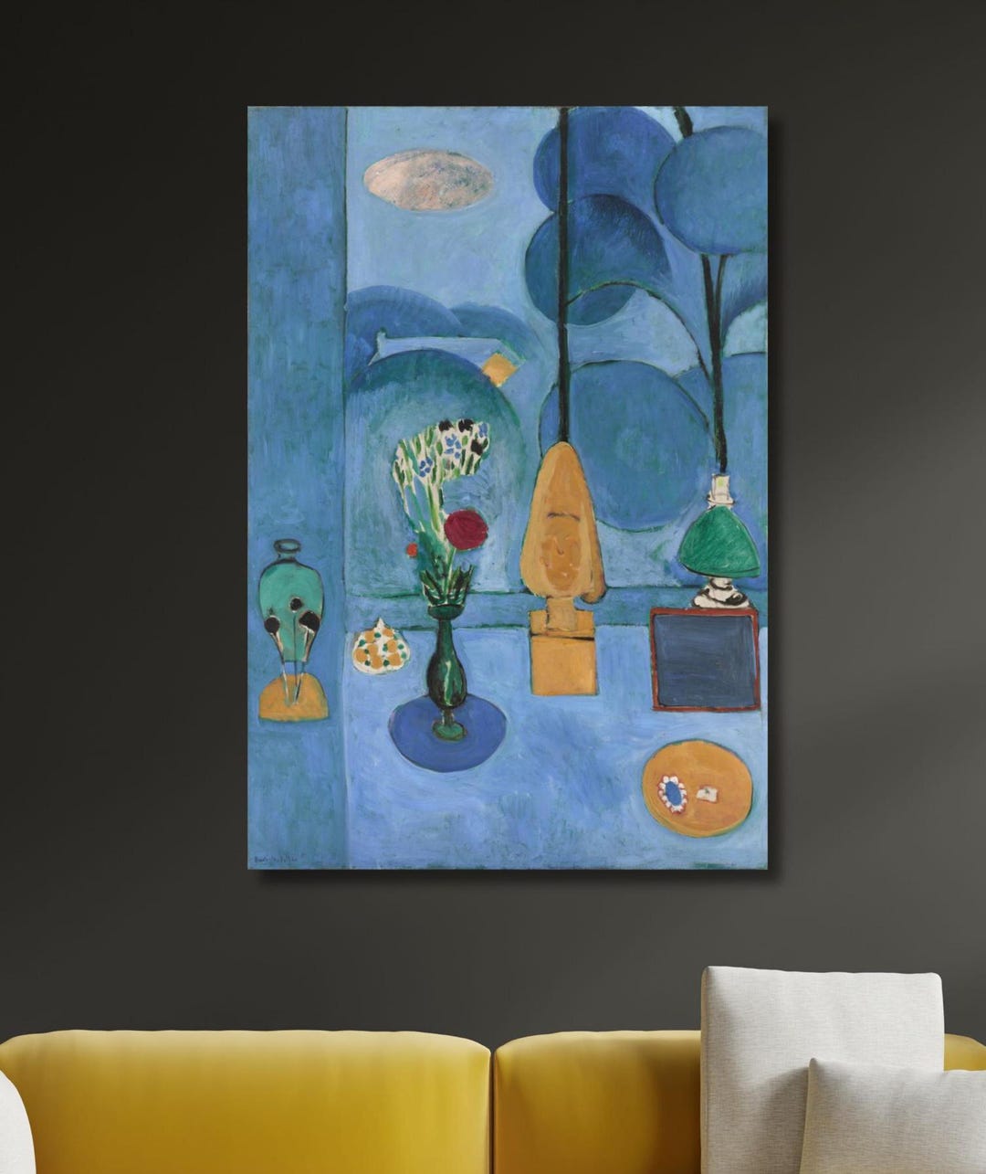Henri Matisse Blue Window Poster Canvas Wall Art,matisse Print Art ...
