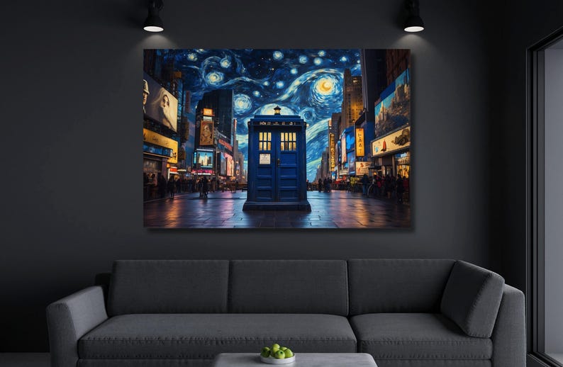 Doctor Who Tardis Box Times Square Canvas New York Art Wall Art Box ...
