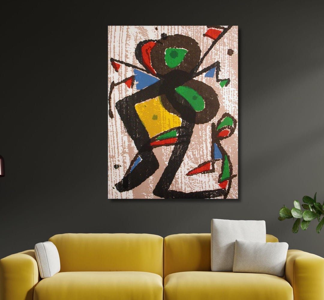 Joan Miro Poster,joan Miro Canvas, Dancer Canvas Wall Print Art,dancer ...