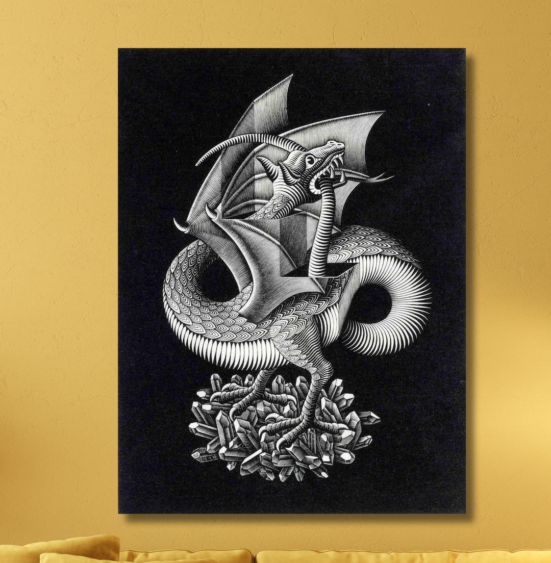 Maurits Cornelis Escher Wall Art,fine Art Print,reproduction Print Art ...