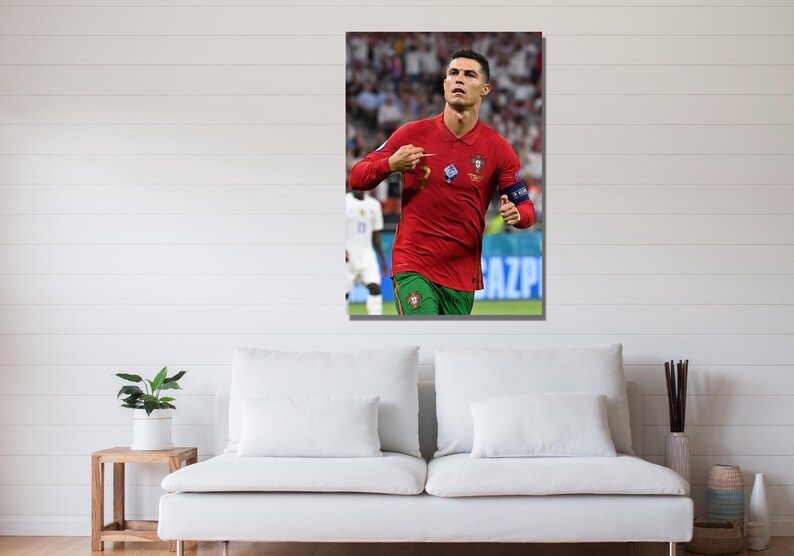 Cristiano Ronaldo Wall Art, Cristiano Ronaldo Print, Cristiano Ronaldo ...