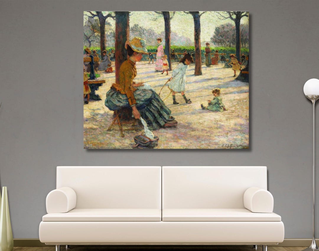 Emile Renouf Claude Emile Schuffenecker Lüksemburg Park Canvas, Emile ...