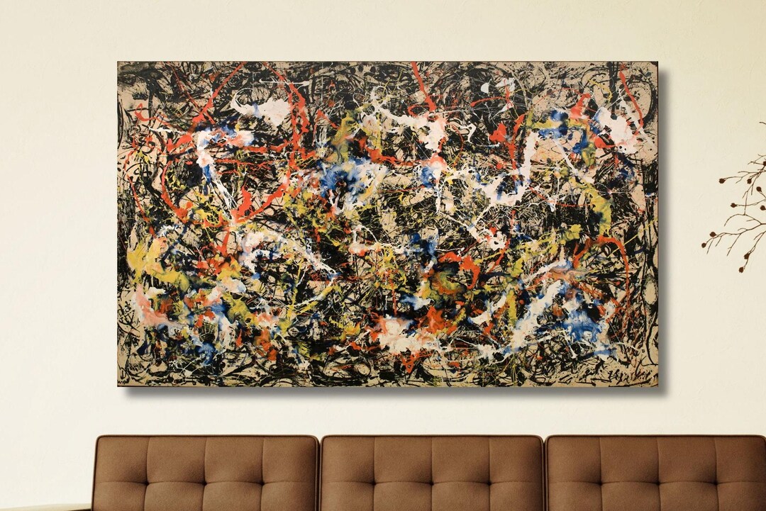 Jackson Pollock Print,jackson Pollock Canvas, Jackson Pollock Poster ...
