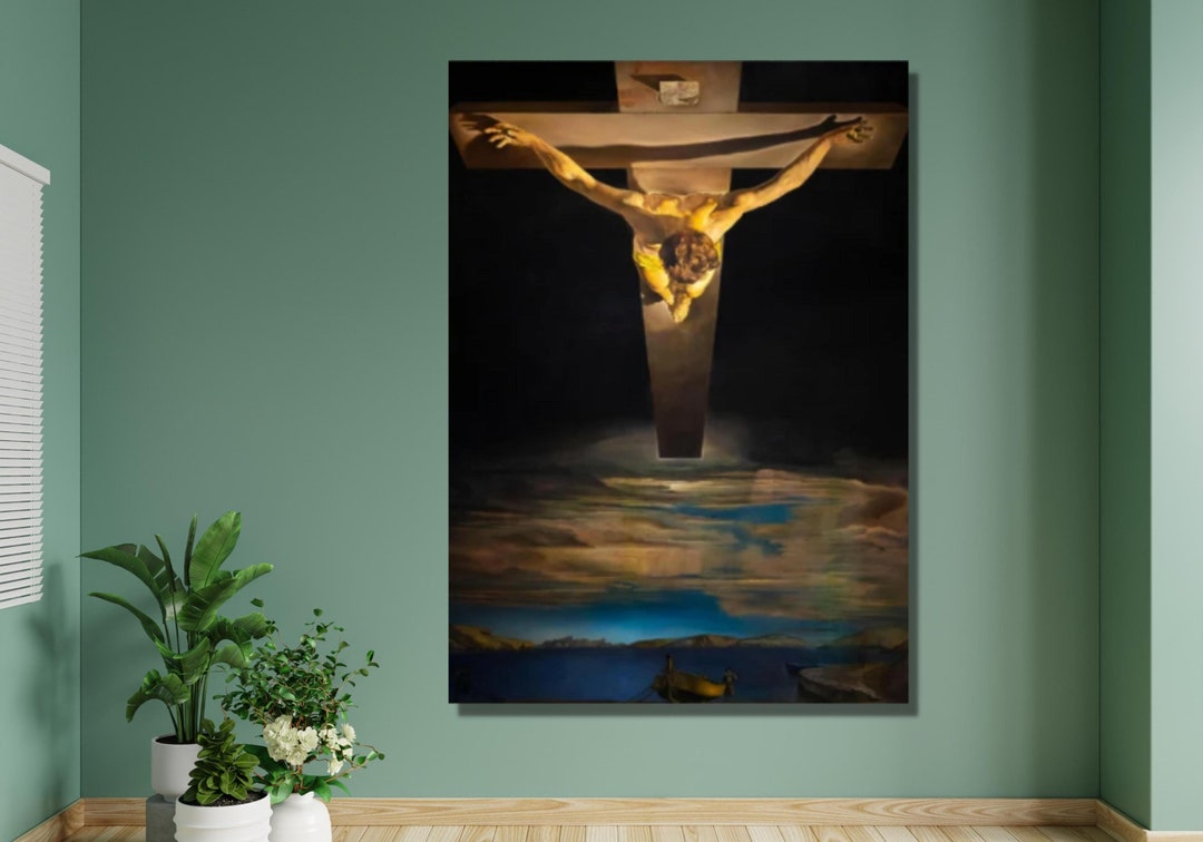 Christ of St John of the Cross by Salvador Dali Canvas Art Print ...