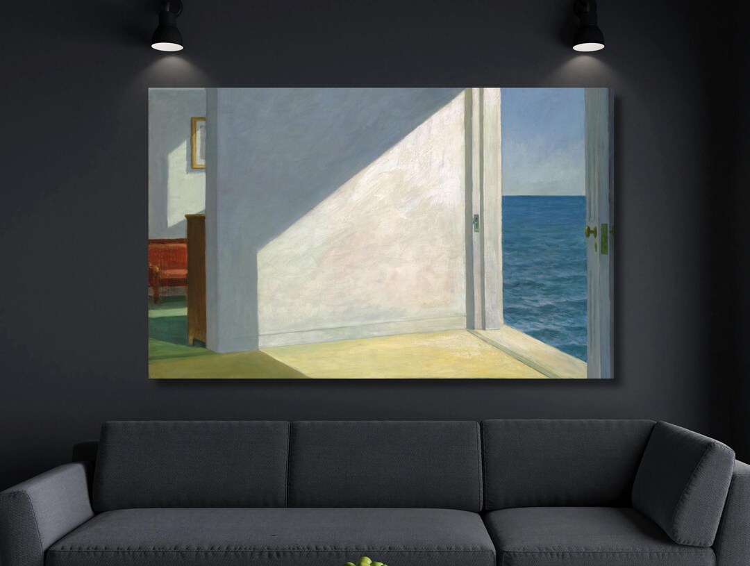 Edward Hopper Art,edward Hopper Canvas Wall Art Office in a Small City ...