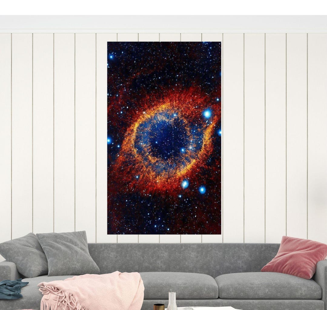 Helix Nebula Wall Art, NASA Helix Nebula Wall Poster, Helix Nebula in ...