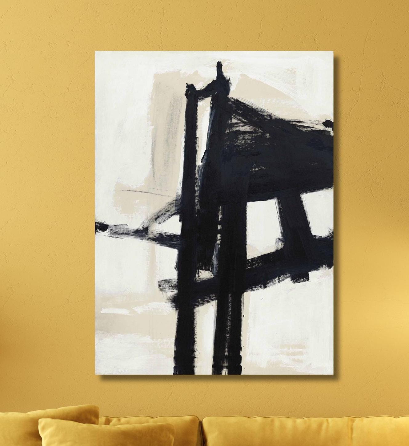 Franz Kline Art,franz Kline Poster Art Print,franz Jozef Kline Canvas ...